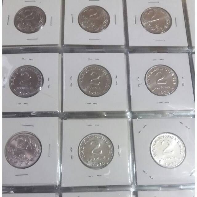 Jual Uang koin koleksi mahar 2 rupiah 1970 baru dan kinclong | Shopee ...
