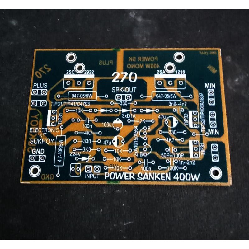 Jual PCB Power SANKEN 400W Mono SAFARI Mono 270 | Shopee Indonesia