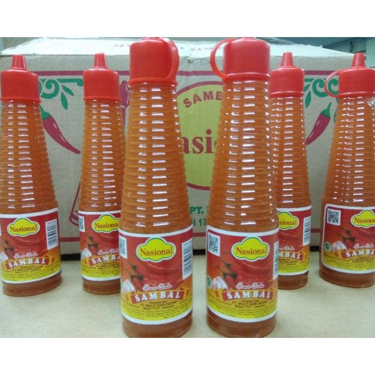 Jual Saus Sambal Nasional saus cabe botol 140ml | Shopee Indonesia