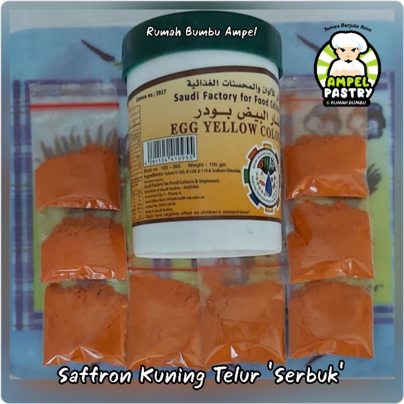 Jual Saffron Bubuk 5 Gram (Kuning, Merah, Orange) | Shopee Indonesia