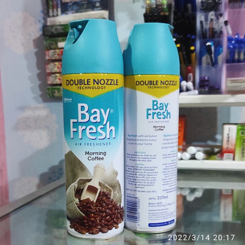 Jual Bay Fresh Air Freshener Morning Coffee 320ml Double Nozzle ...