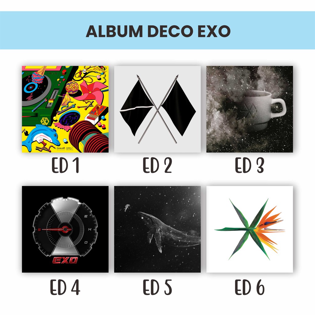 Jual Wall Decor KPOP EXO Album Cover | Shopee Indonesia