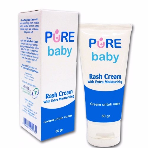 Jual Pure Baby Rash Cream with Extra Moisturizing 50ml | Shopee Indonesia