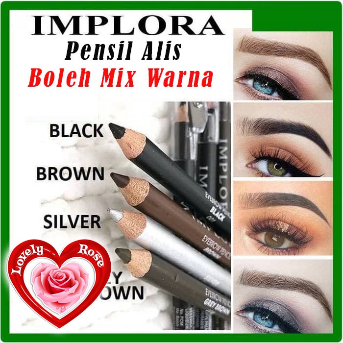 Jual IMPLORA PENSIL ALIS / IMPLORA EYEBROW PENCIL - BEBAS PILIH ...