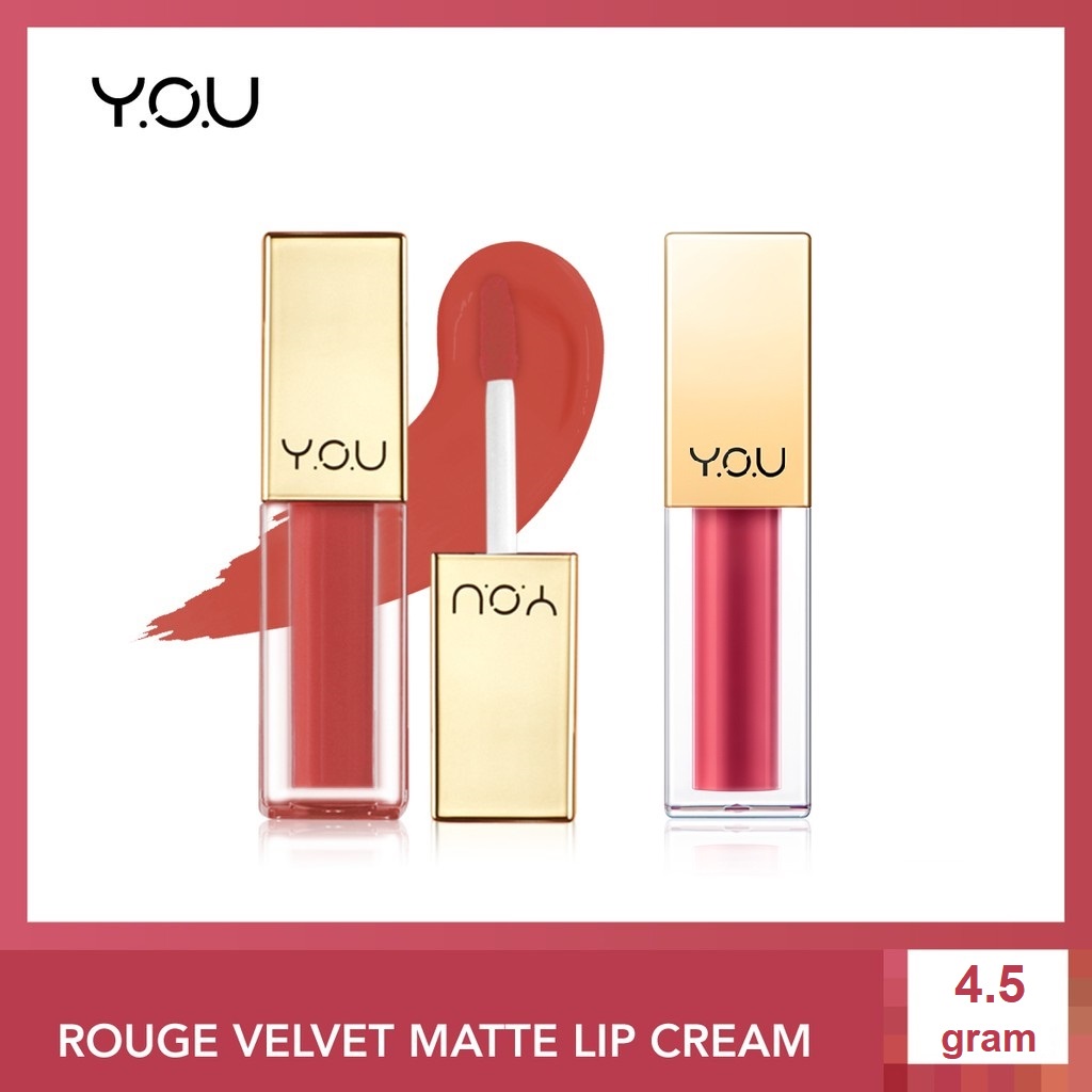 Jual YOU Rouge Velvet Matte Lip Cream 4.5gr | Shopee Indonesia