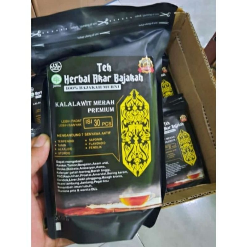 Jual Teh Bajakah Asli Kalimantan Teh Celup Bajaka isi 30 Pcs | Shopee ...