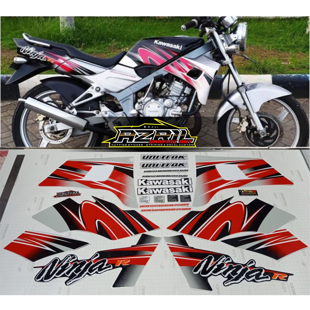 Jual Striping Ninja Kis 2002 Silver Hitam | Shopee Indonesia