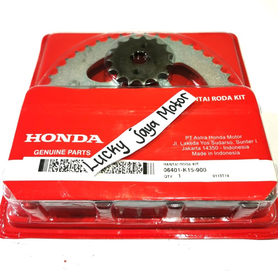 Jual Gearset girset gear gir set rantai chainkit Cb150r CB 150r Old ...