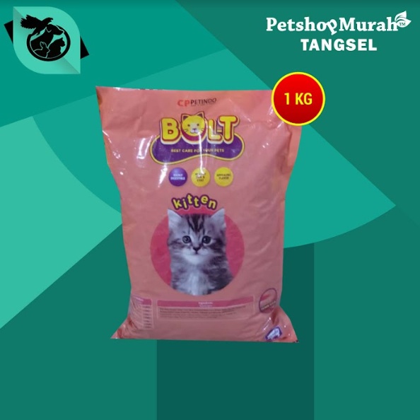 Jual Bolt Kitten Dry Cat Food 1 KG | Shopee Indonesia