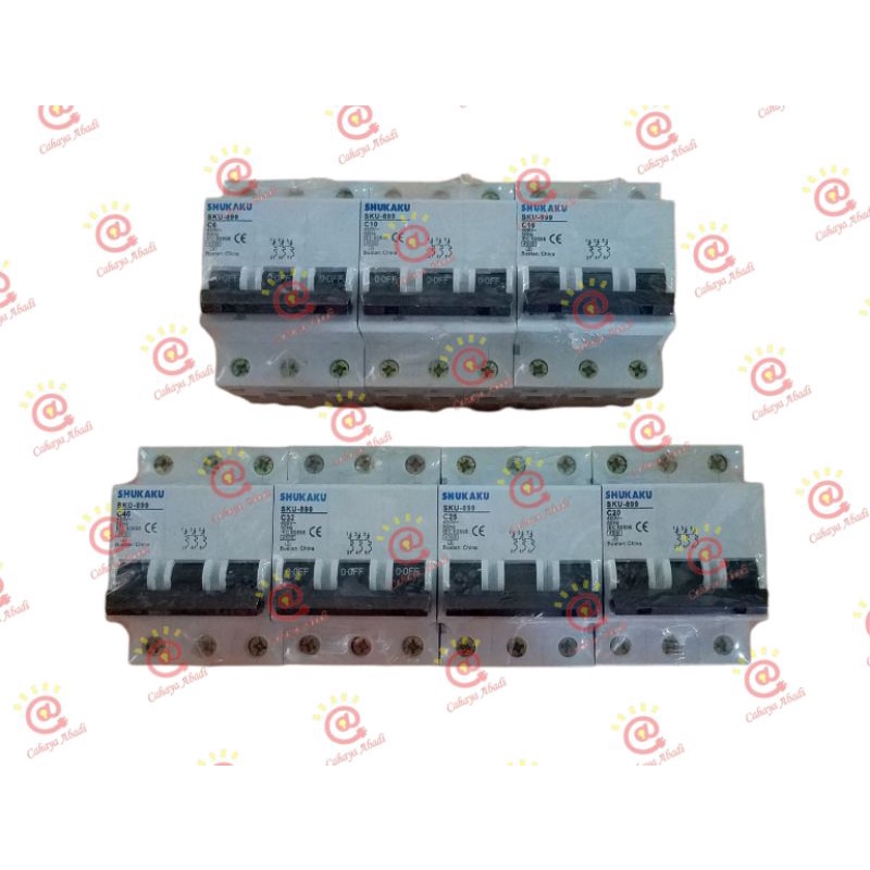 Jual MCB Shukaku 3Phase 6A 10A 16A 20A 25A 32A 40A / MCB 3 Phase Shukaku SKU-899 | Shopee Indonesia