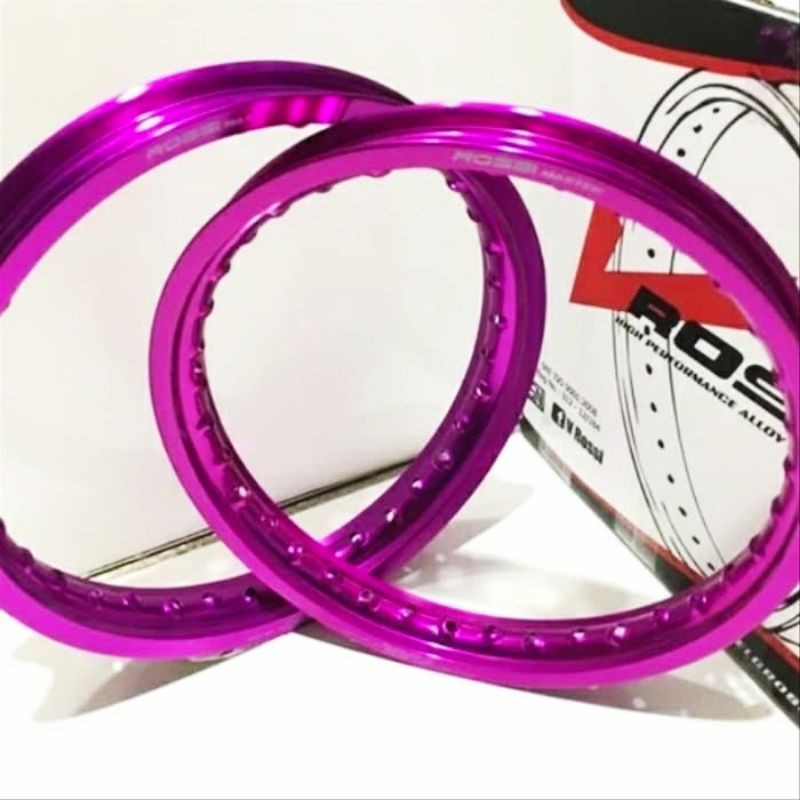 Jual VELG ROSSI ROSSY WM 120 140 160 185 215 250 RING 17 BLACK SILVER ...