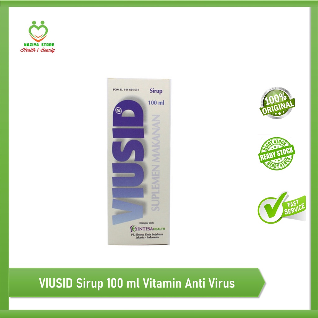 Jual VIUSID Syrup 100 ml | ANTI VIRUS | Suplemen Makanan | Shopee Indonesia