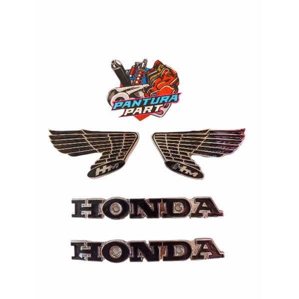 Jual Emblem logo tangki cb 100 glatik import taiwan detail original ...