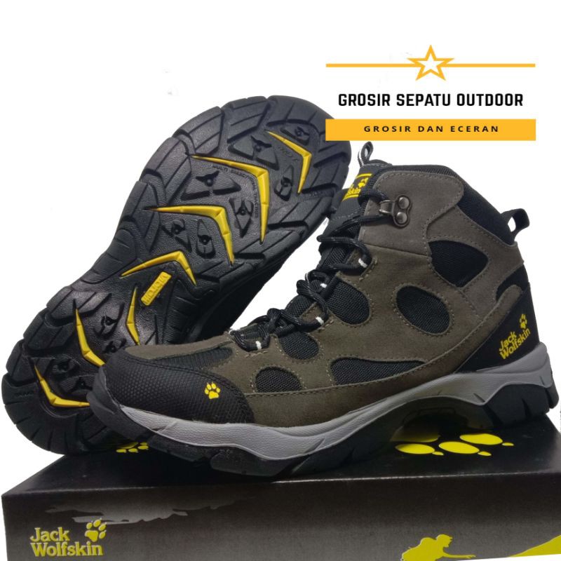 Jual Sepatu Hiking Pria Jack Wolfskin Hight Trekking Boot Olahraga ...