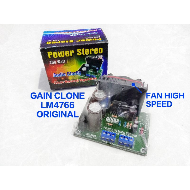 Jual KIT POWER AMPLIFIER GAIN CLONE GAINCLONE LM4766 | Shopee Indonesia