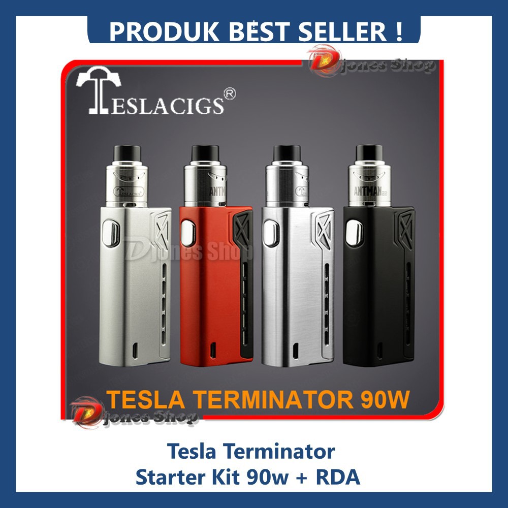 Jual PAKET HEMAT MOD TESLA TERMINATOR 90w RDA KIT SIAP NGEBUL LANGSUNG ...