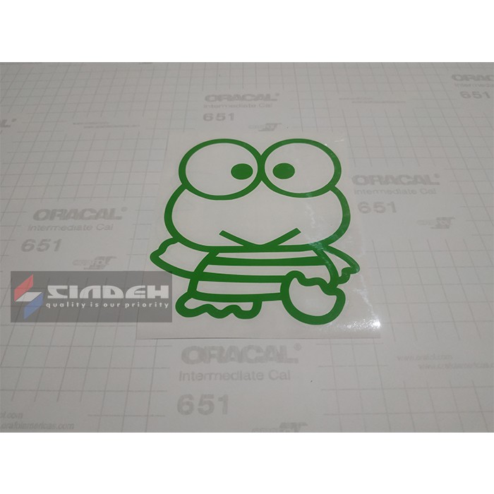 Jual CUTTING STICKER MOBIL KEROPPI LUCU STIKER TANGKI MOBIL LUCU STIKER ...