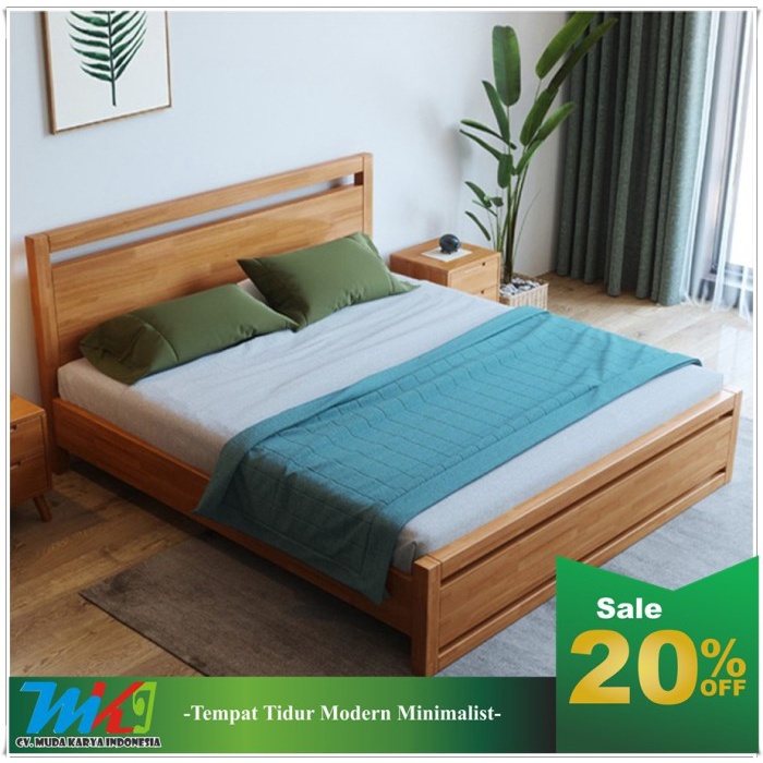Jual Furniture MKI + Dipan minimalis kayu jati + Tempat tidur dewasa ...