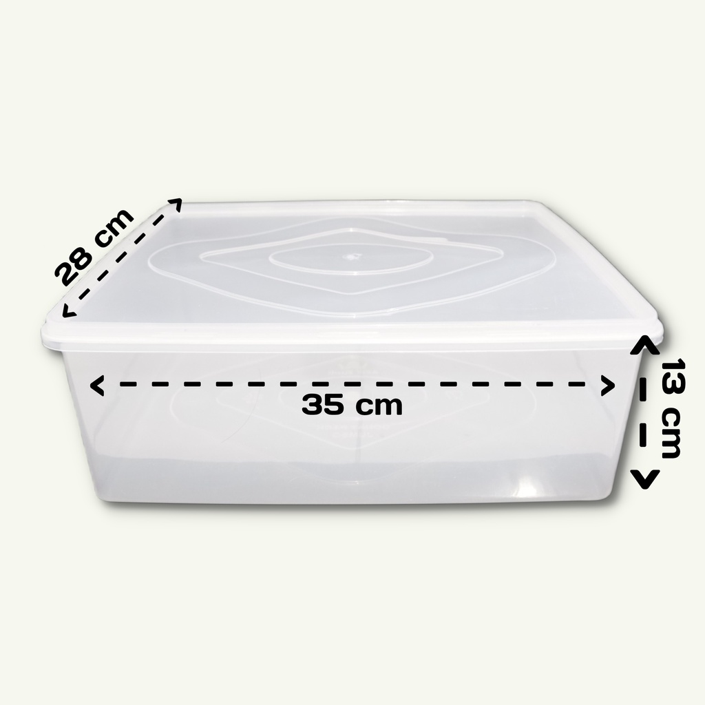 Jual Kotak Donat Besar / Kotak Makanan Serbaguna Transparan Anti Pecah ...