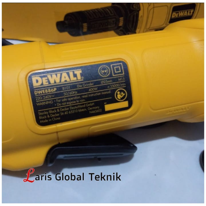 Jual Mesin Gerinda Botol Listrik DEWALT DWE886P 400W 25mm Die Grinder ...