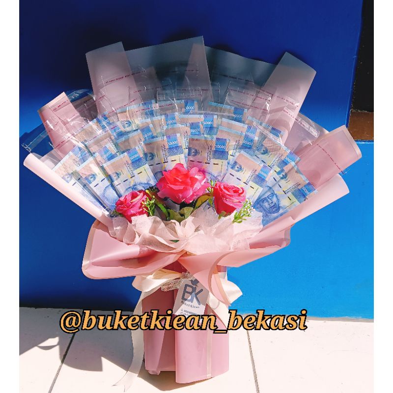 Jual buket duit / buket uang / money bucket / buket wisuda /buket ...
