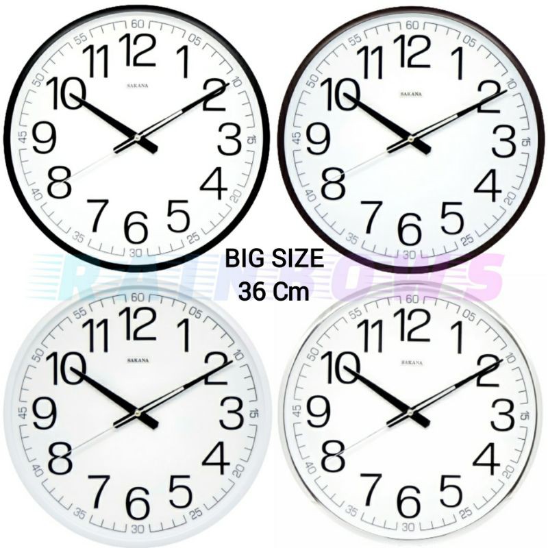 Jual Jam Dinding Sakana (468/068) - Modern Clock (Quartz) | Shopee ...