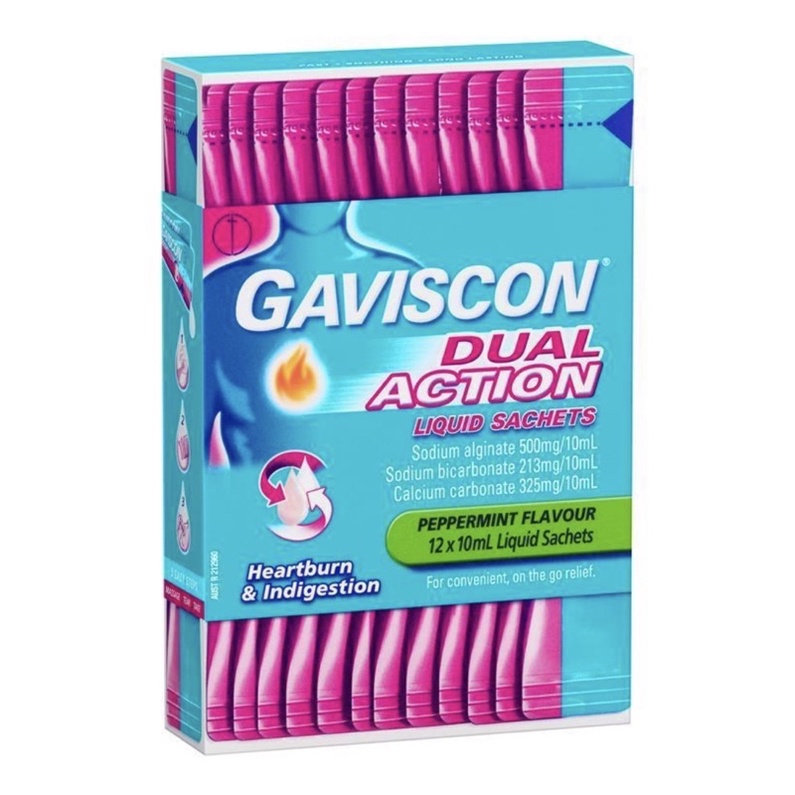 Jual Gaviscon Heartburn and Indigestion Relief Liquid 12 Sachets x 10ml ...