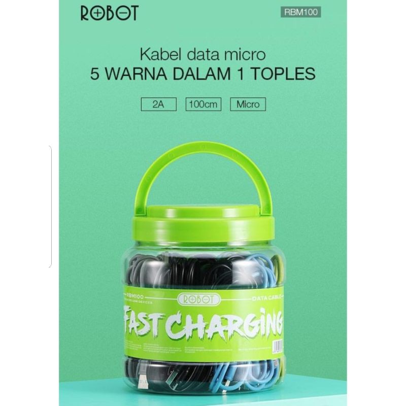 Jual KABEL DATA ROBOT MICRO RBM100 2A MURAH | Shopee Indonesia