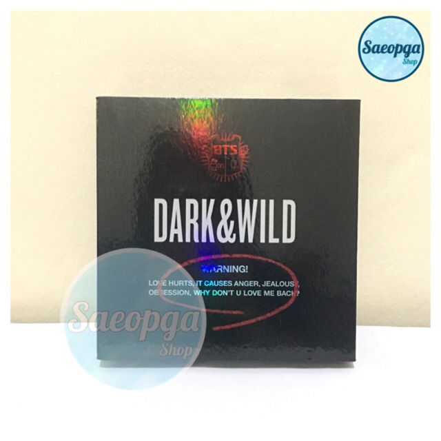 Jual BTS - DARK&WILD ALBUM OFFICIAL BIGHIT ENTERTAINMENT DNW DARK AND ...