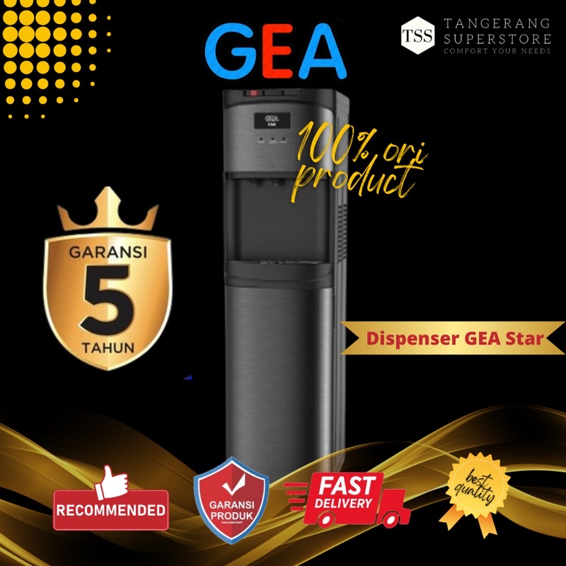 Jual DISPENSER GEA STAR SUPER UV-C ANTI VIRUS BAKTERI SUPER LOW WATT ...