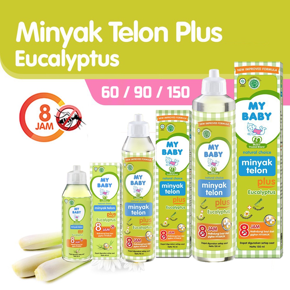 Jual My Baby Minyak Telon Plus Eucalyptus 60 ml / 90 ml / 150 ml ...
