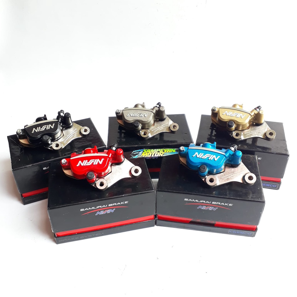 Jual Kaliper Rem Cakram Depan Orisinil Nissin Samurai Brake Jupiter Z 220mm Biru Gold Hitam ...