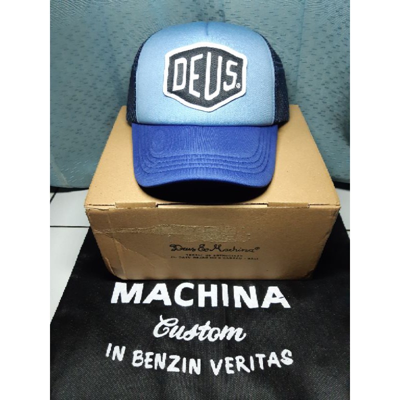 Jual Trucker Deus Navy | Shopee Indonesia