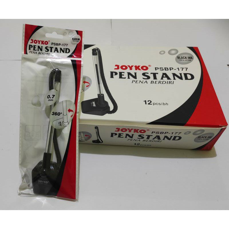 Jual [BOX ISI 12] STAND PEN JOYKO PSBP-177 / PULPEN BERDIRI / PULPEN ...