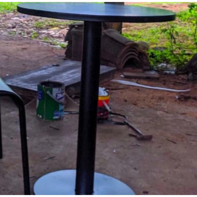 Jual Meja bulat outdoor plat besi | Shopee Indonesia