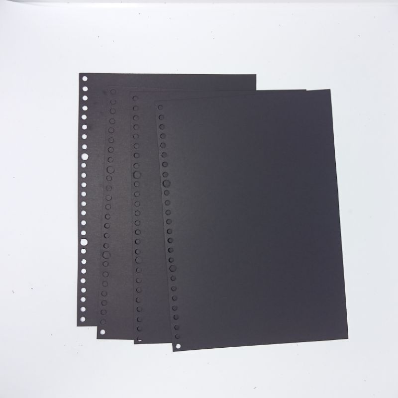 Jual Kertas File (Loose leaf) Binder A4 A5 BLACK PAPER B5/LOSSE LEAF B5 ...