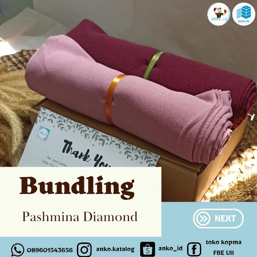Jual Kerudung Pashmina Diamond (Bundling) | Shopee Indonesia