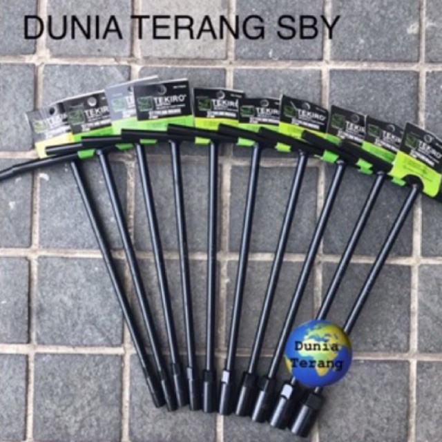 Jual Kunci Shock T TEKIRO Set Lengkap 10 pcs 7 8 9 10 11 12 13 14 17 ...