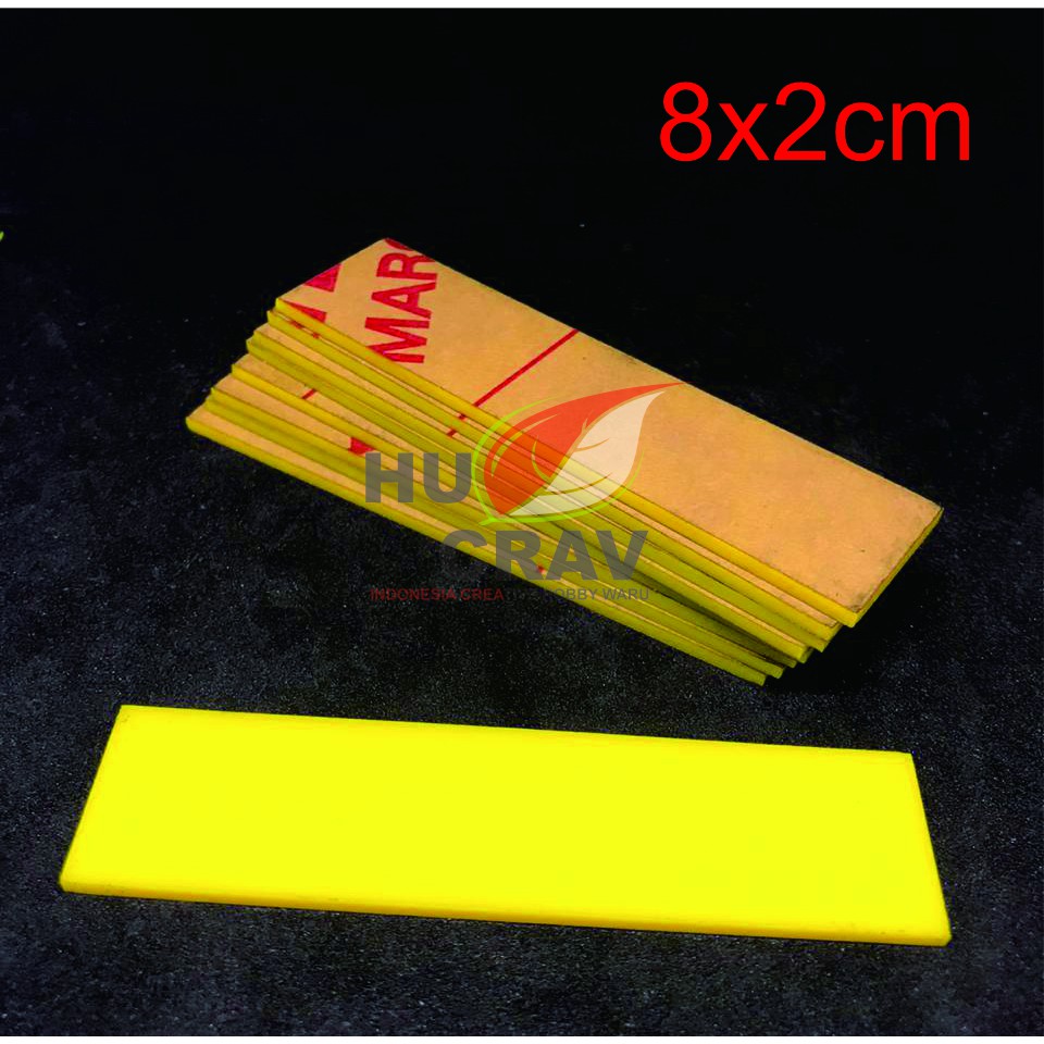 Jual AKRILIK NAME TAG / BAHAN PAPAN NAMA AKRILIK UK. 8 X 2 Cm,WARNA ...