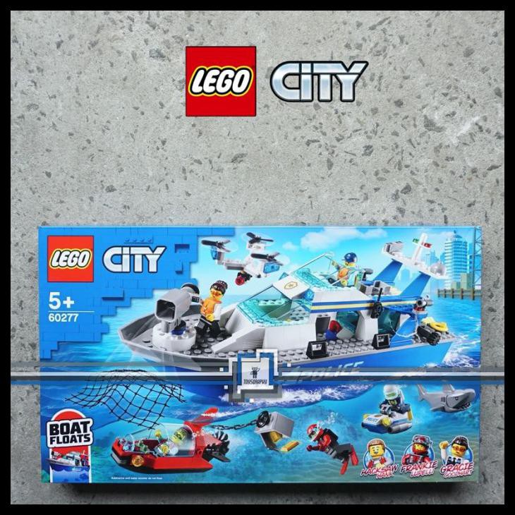 Jual Lego City 60277 Police Patrol Boat | Shopee Indonesia