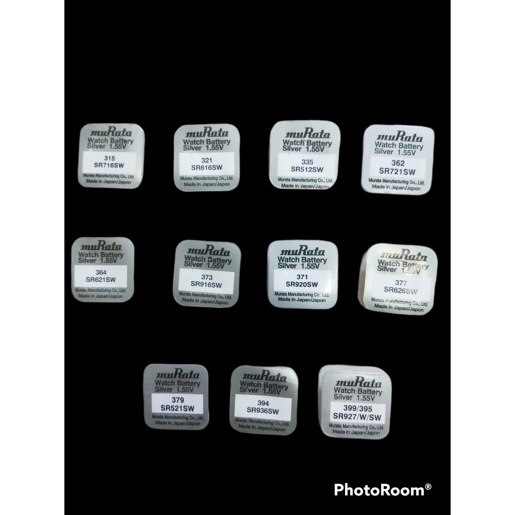 Jual BATERAI BATU JAM TANGAN MURATA BOX SILVER JAPAN 1.55V PER 1 PCS ...