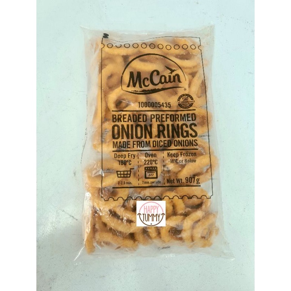 Jual Onion ring frozen breaded preformed McCain mc cain french fries ...