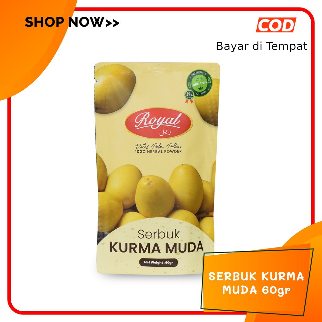 Jual Promil Serbuk Kurma Muda 60 gram - Bubuk Kurma Muda - Royal Dates ...