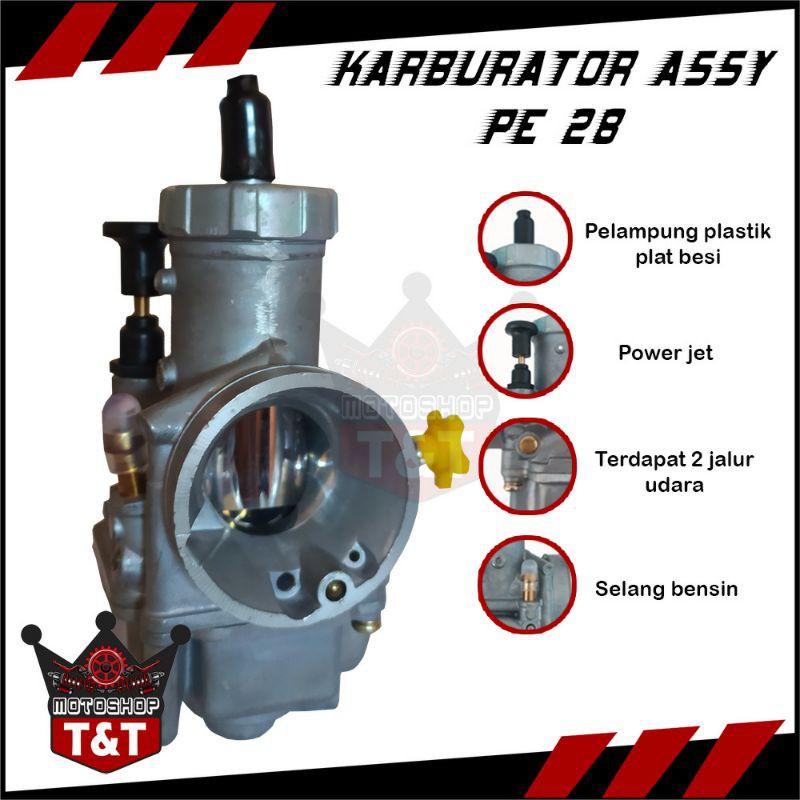 Jual Karburator Karbu Racing PE28 PE 28 KEIHIN | Shopee Indonesia