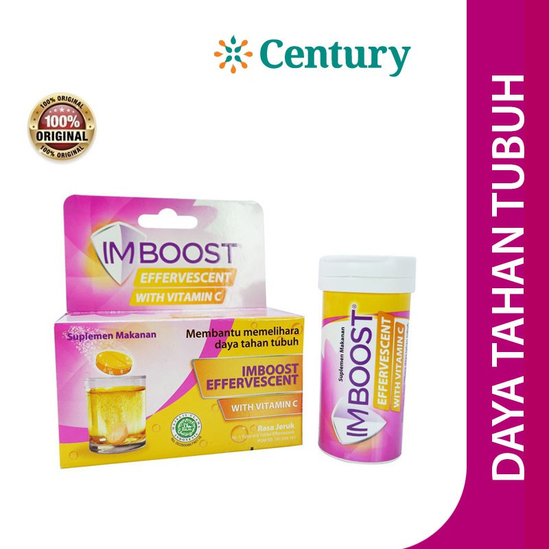 Jual Imboost Effervescent With Vitamin C Rasa Jeruk 8's/ Tablet ...