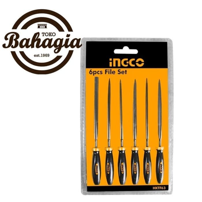 Jual Kikir Besi File Set 6 Pcs Ingco | Shopee Indonesia