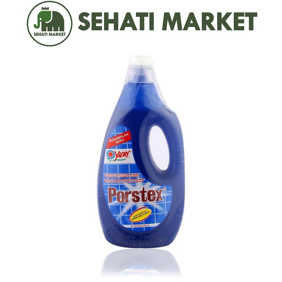 Jual YURI PORSTEX BIRU BOTOL 1000ml | Shopee Indonesia