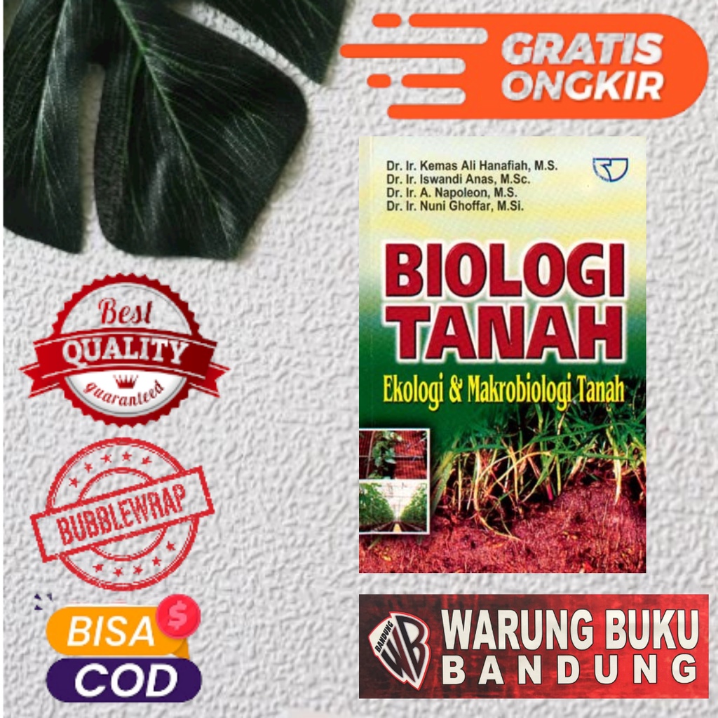 Jual Buku Biologi Tanah Ekologi dan Mikrobiologi Tanah - Kemas Ali ...
