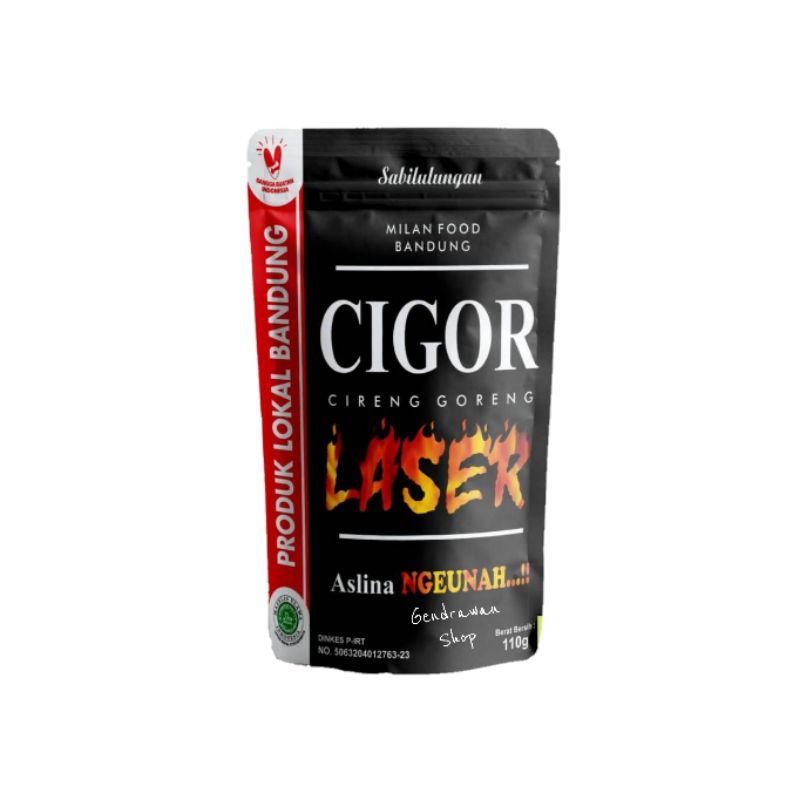 Jual Milan Food Cireng Goreng Cigor Laser 110g | Makanan Ringan ...