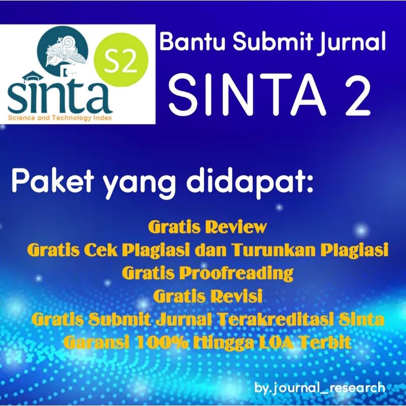Jual Submit sinta 1 dan 2 Terakreditasi SINTA dan GARUDA | Shopee Indonesia